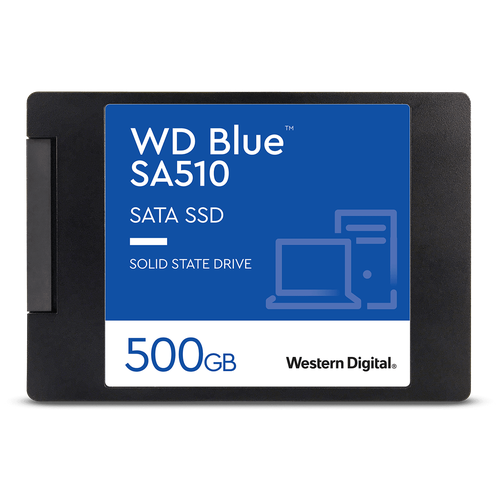 Твердотельный накопитель Western Digital WD Blue SA510 SATA 500 ГБ SATA WDS500G3B0A