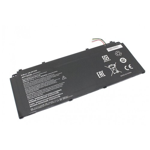 Аккумуляторная батарея для ноутбука Acer Chromebook R13 CB5-312T (AP1505L) 11.1V 4350mAh