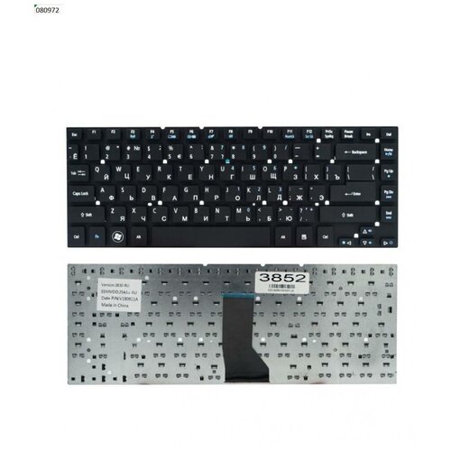 Клавиатура (keyboard) 60. Y4UN2.010 для ноутбука Acer Aspire ES1-511 520, Packard Bell ENTF71BM, Packard Bell EasyNote TF71BM, черная