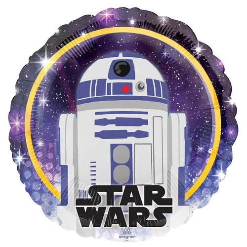 Шар фольгированный 18" «Звёздные войны. Дроид R2-D2»