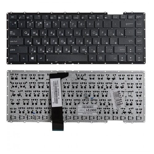 Keyboard / Клавиатура для ноутбука Asus F401, F401A, F401U, X401, X401A, X401U, черная без рамки, гор. Enter ZeepDeep