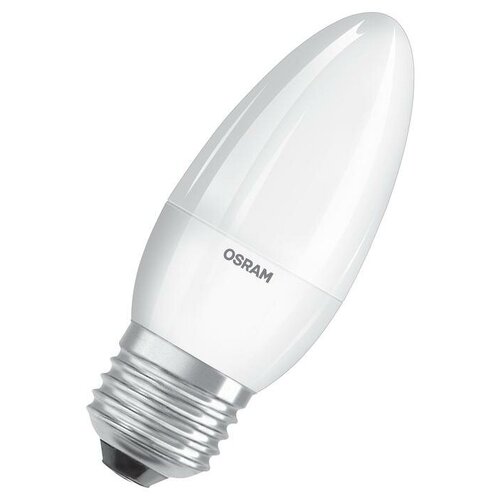Лампа светодиодная LED Value LVCLB75 10SW/865 свеча матовая E27 230В 10х1 RU 4058075579590 LEDVANCE (10шт.)