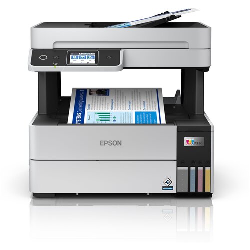 МФУ струйный Epson L6490 (A4, принтер/сканер/копир/факс, 4800x1200dpi, 37(23)ppm, Duplex, ADF35, СНПЧ, WiFi, Lan, USB) (C11CJ88405)