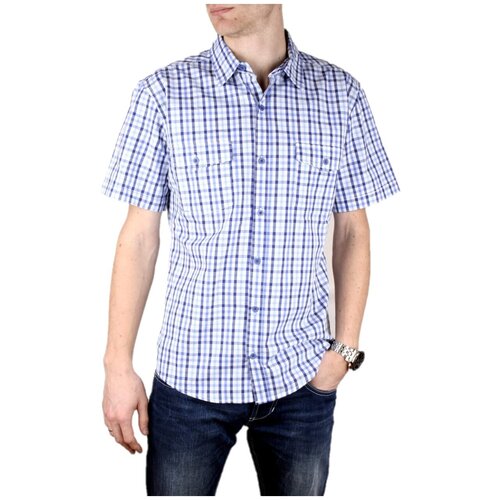 Рубашка Maestro, размер 46/M/170-178, голубой