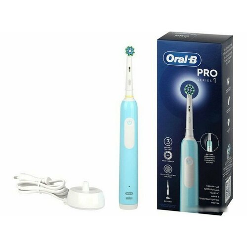 Зубная щетка электрическая Oral-B Cross Action Pro D305.513.3 бирюзовый (D305.513.3)