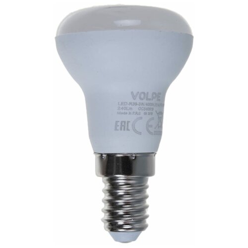 Лампа светодиодная рефлекторная (UL-00005626) Volpe LED-R39-3W/4000K/E14/FR/NR