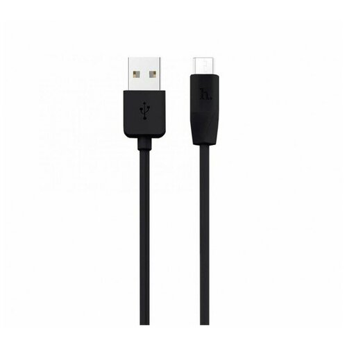 Кабель USB HOCO (X1) microUSB (1м) (черный)