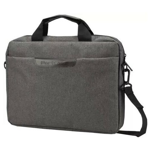 Cумка для ноутбука Portcase KCB-164 Grey сумка, максимальный размер экрана 14", материал: синтетический, цвет: серый