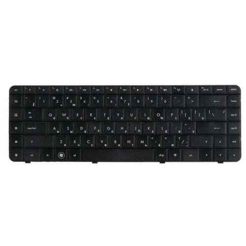 Клавиатура ZeepDeep партномер: (605922-251) для ноутбука HP G56, G62, Compaq Presario CQ56, CQ62, черная, гор. Enter