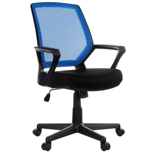 Компьютерное кресло Helmi HL-M02 Step офисное, обивка: сетка/текстиль, цвет: черный/синий