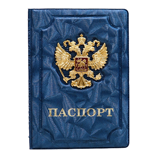 Обложка для паспорта Fostenborn, синий
