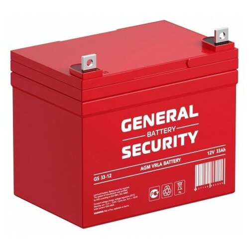 Свинцово-кислотный аккумулятор General Security GS 33-12 (12 В, 33 Ач)