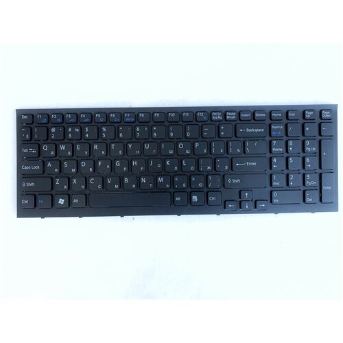 Клавиатура для Sony Vaio PCG-71211V, VPCEB3M1R, VPCEB3S1R (V111678A, 148792871, MP-09L23SU-8861, чёрная)