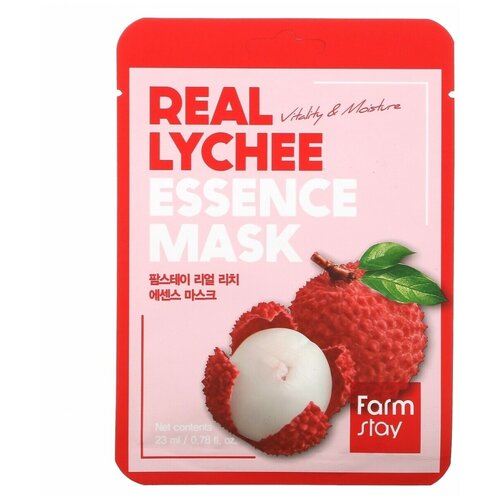 FarmStay Маска тканевая с экстрактом личи - Real lychee essence mask, 23мл