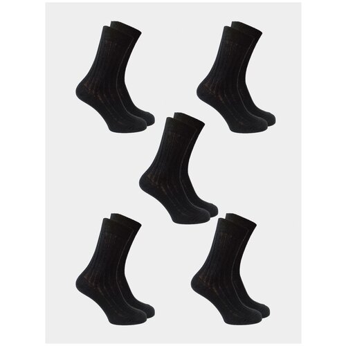 Носки Киреевские носки, 5 пар, размер 37/40, черный