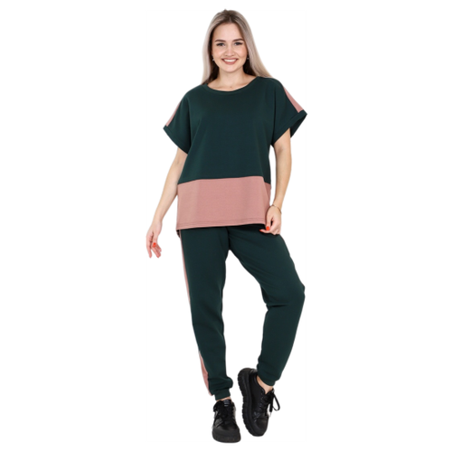 Комплект одежды Elena Tex, размер 56, зеленый