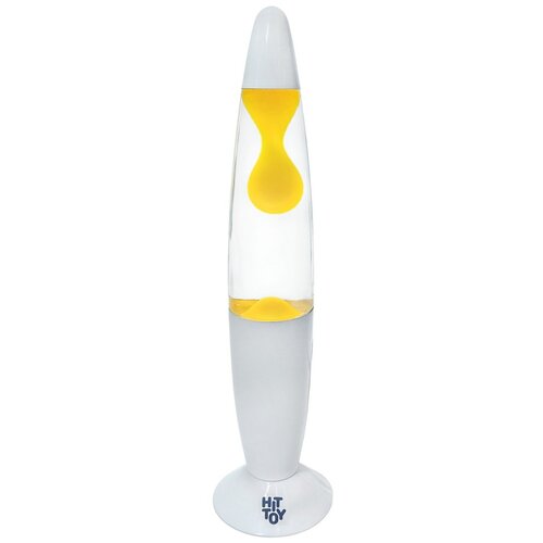Лава-лампа 41 см Белый, Прозрачный/Желтый