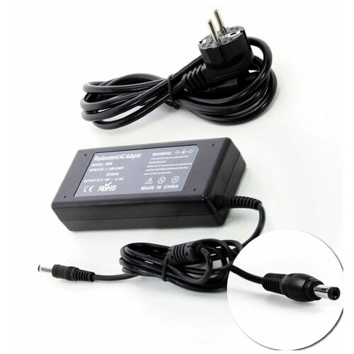 Для Toshiba SATELLITE U400-12P Зарядное устройство блок питания ноутбука, совместимый (Зарядка адаптер + сетевой кабель/ шнур)