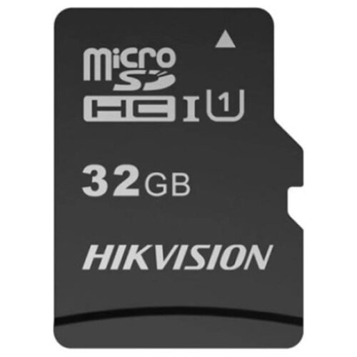 Карта памяти Hikvision microSDXC 32 ГБ Class 10, V10, A1, UHS-I, R/W 92/10 МБ/с, 1 шт., черный