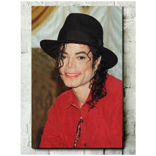 Картина интерьерная на дереве Музыка Майкл Джексон - 6392 В