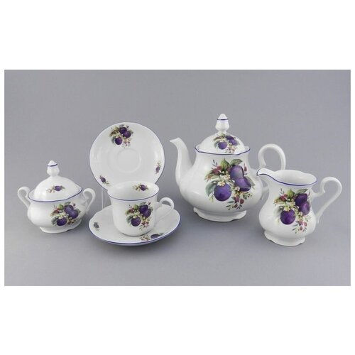 Чайный сервиз сливы на 6 персон мэри-энн арт.03160725-2408, Leander