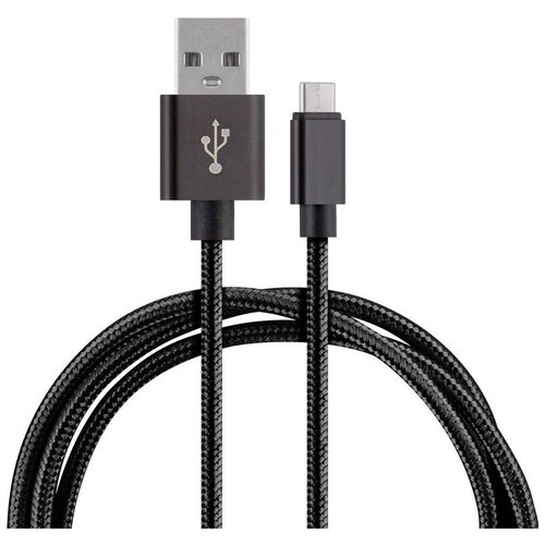 Дата - Кабель USB длина 1 метр Energy ET-25 USB/Type-C, черный