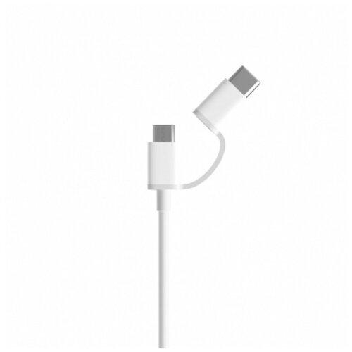 Кабель Xiaomi micro Usb и Type-C cable 100 см White (AL501)