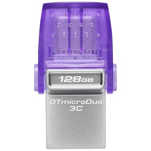 USB-накопитель Kingston DataTraveler microDuo 3C G3 128GB USB 3.2 Gen 1 Purple