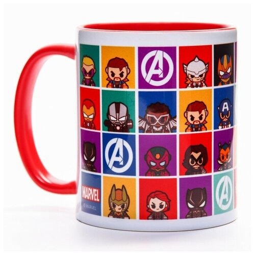 Кружка детская Marvel сублимация "Marvel", Мстители, 350 мл