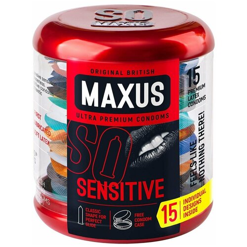 Maxus / Презервативы Maxus Sensitive ультратонкие 15шт 3 уп