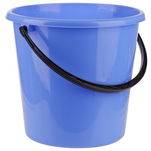 Ведро пластиковое OfficeClean пищевое, мерная шкала, голубое, 12 литров (299880)