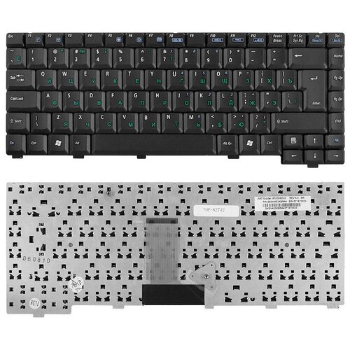 Клавиатура для ноутбука Asus A3000, A6, G1S, Z9 (p/n: V0306EEAS1, K030662M2, 04GNA53KUSA)