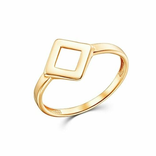 Кольцо Яхонт, красное золото, 585 проба, размер 16, золотой