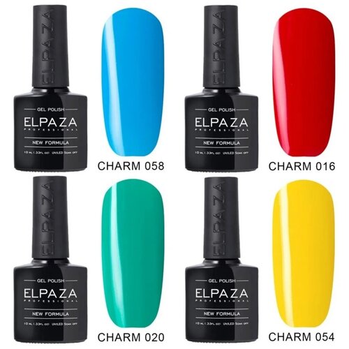 ELPAZA CHARM Professional/Гель-лак/ Набор 4 шт. по 10 мл