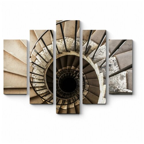 Модульная картина Винтовая лестница 75x60