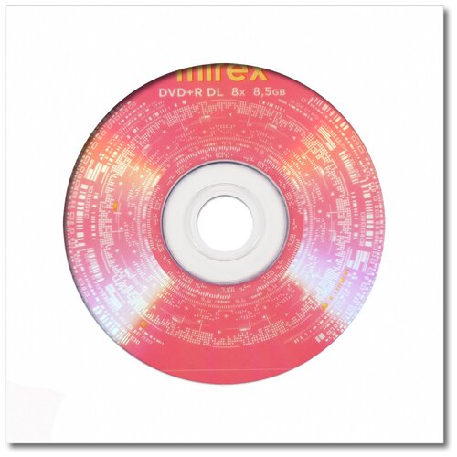 Диск DVD+R DL 8,5Gb Mirex 8x (Double Layer) в бумажном конверте с окном