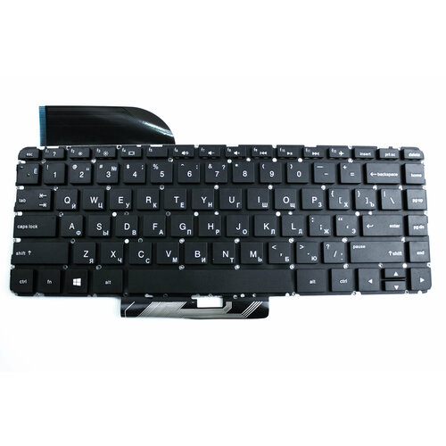 Клавиатура для ноутбука HP Pavilion 14-V черная, без рамки