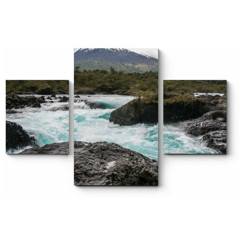 Модульная картина Водопады в чилийском национальном парке 160x104