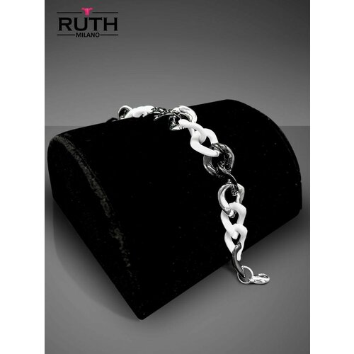 Браслет RUTH MILANO, искусственный камень, черный