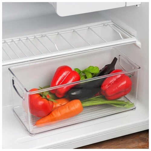 Органайзер для холодильника Berkana, 31,2×15,2×12,7 см, цвет прозрачный