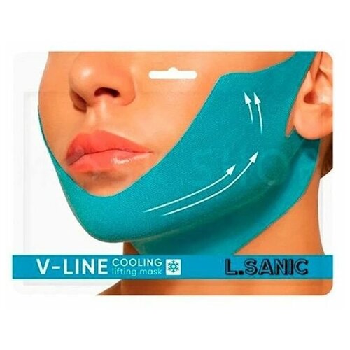 Маска-бандаж L.Sanic V-line для коррекции овала лица с охлаждающим эффектом, 20г