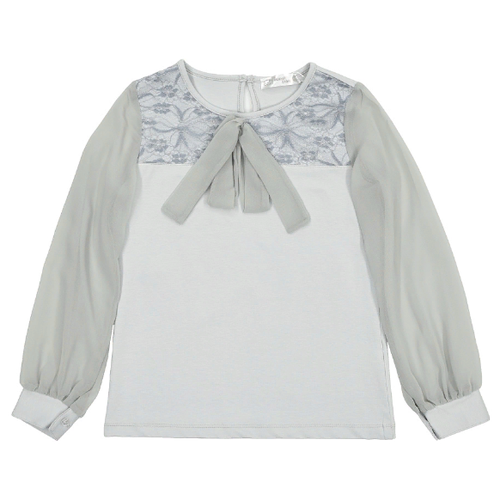 Школьная блуза Белый Слон, размер 140, серый