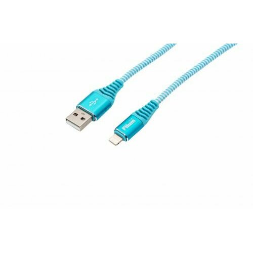 Кабель USB 2.0 Filum FL-CPro-U2-AM-LM-1M-BL1 1 м, USB 2.0 Pro, синий, 2 А, разъемы: USB A male - Lightning male, пакет.