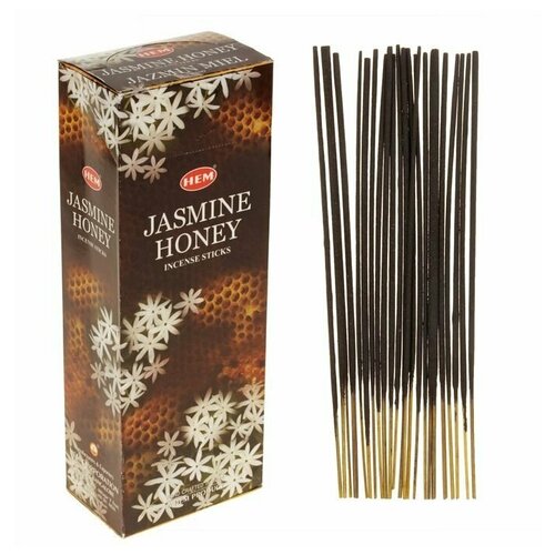 Благовония "HEM" 20 палочек угольные jasmine honey