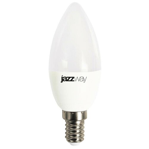 Лампа светодиодная PLED-LX 8Вт C37 свеча 5000К холод. бел. E14 | код 5028500 | JazzWay (5шт. в упак.)