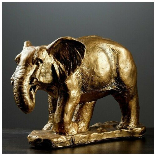 Копилка 'Слон большой', бронза 52х25х33см
