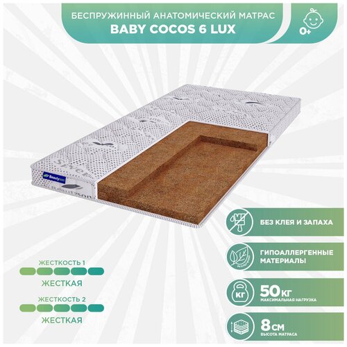 Beautyson Baby Cocos 6 LUX, 70x180 см,  двухзонный