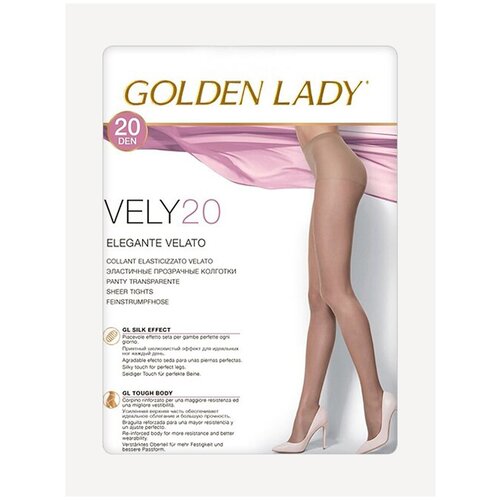 Колготки Golden Lady Vely, 20 den, размер 4/L, бежевый
