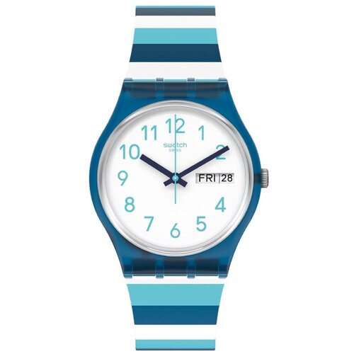 Наручные часы swatch Gent, синий, белый