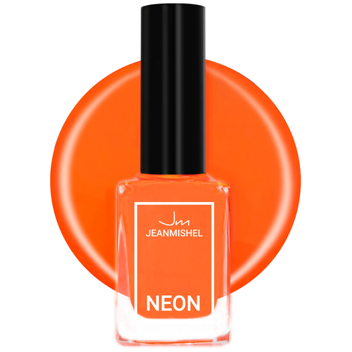 Jeanmishel Лак для ногтей Neon Collection, 6 мл, 323 deep orange